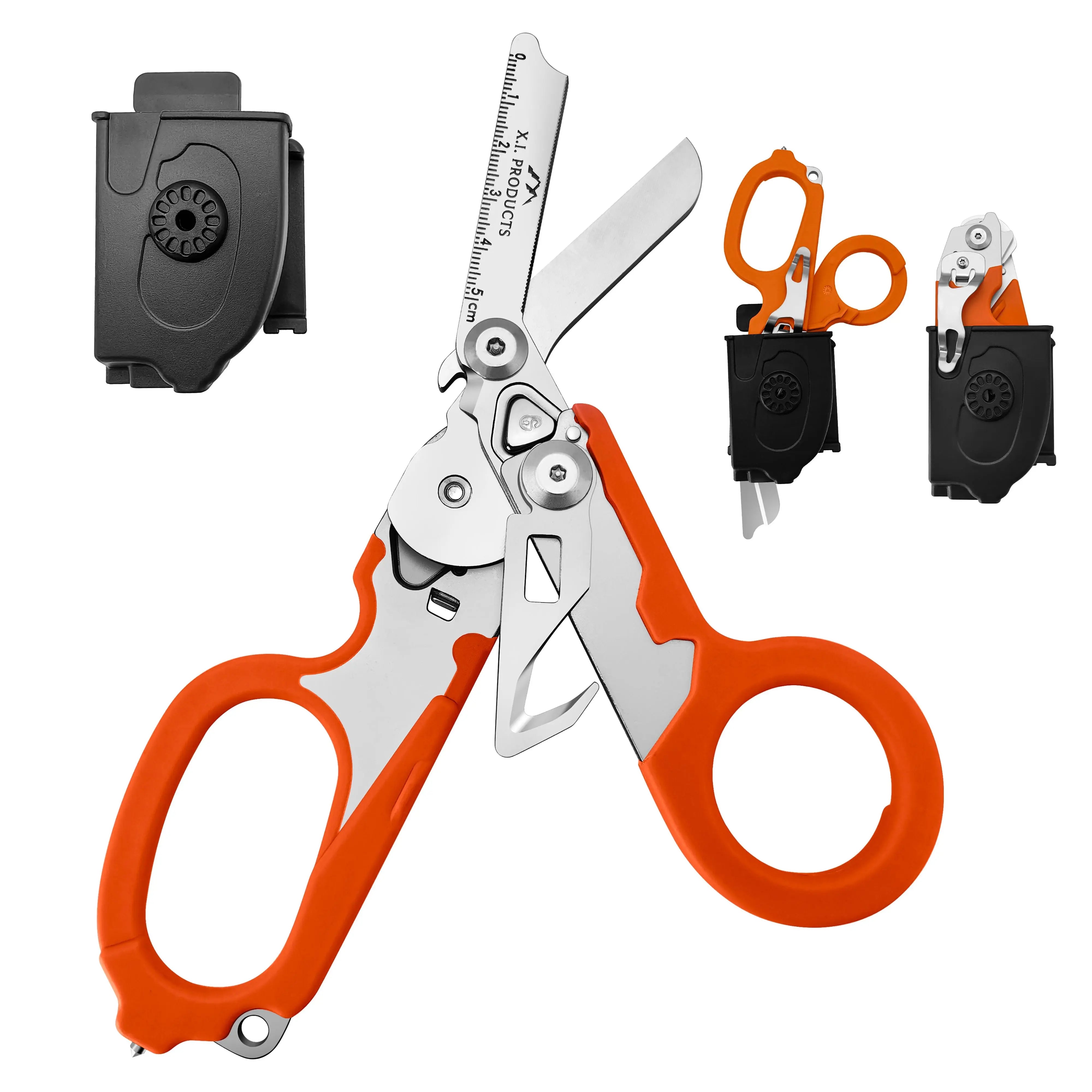 6-in-1 Trauma Shears (Orange) – X.I. Products